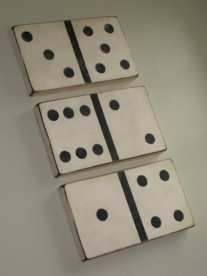 DIY Large Vintage Domino Art Tutorial - Infarrantly Creative